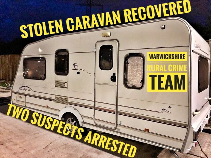 Stolen Caravan Recovered by Rural Crime Team Specials – Warwickshire ...