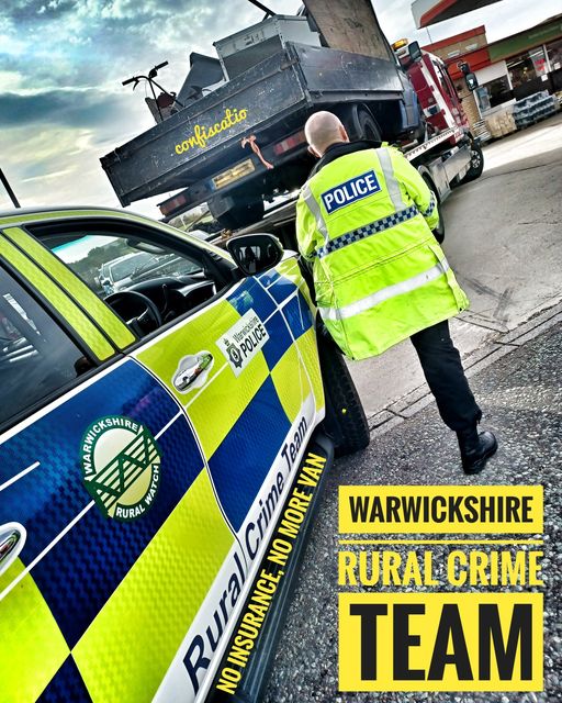 Ford Tipper Seized by Rural Crime Team – Warwickshire Rural Watch