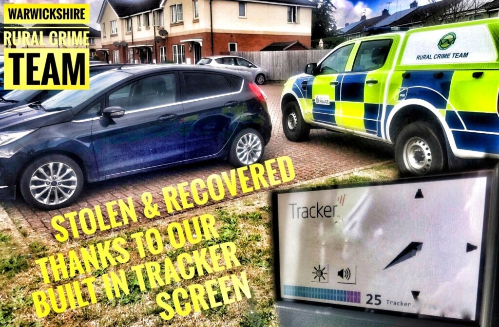 Stolen Car Recovered by Rural Crime Team – Warwickshire Rural Watch
