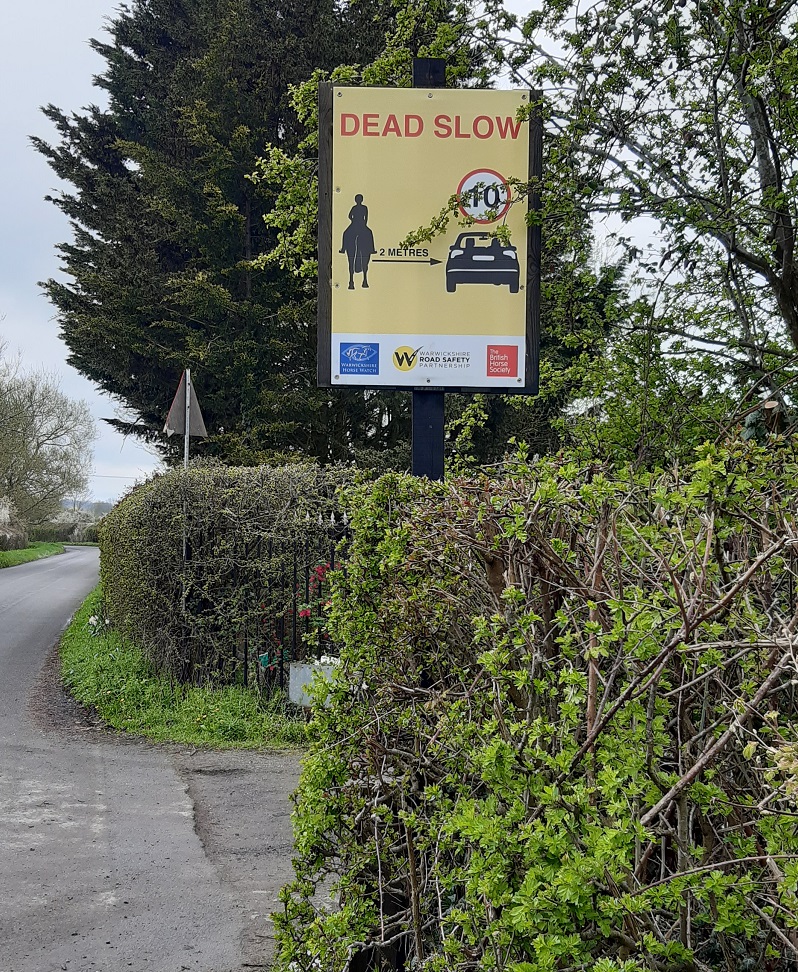 Warwickshire Road Safety Partnership Distributes ‘Dead Slow’ Boards to ...